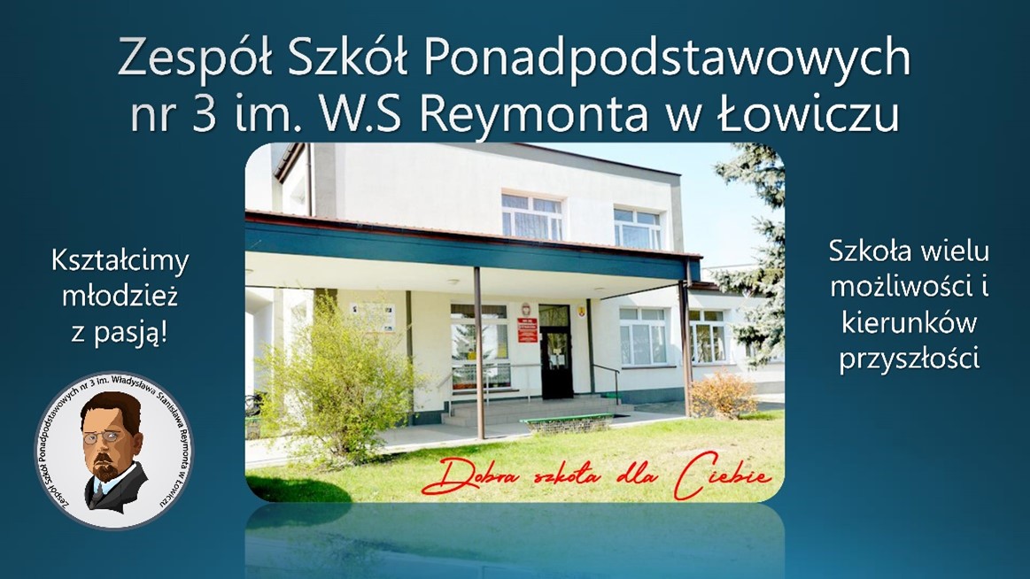 Kontakt - Zespół Szkół Ponadpodstawowych nr 3 im. Władysława Stanisława Reymonta w Łowiczu